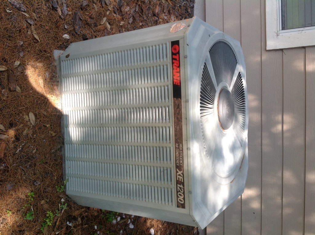 Old AC Unit | Touchstone Heating Blog